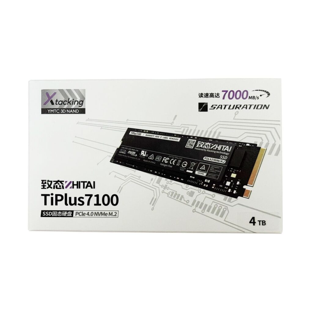 ZhiTai- TiPlus 7100 4TB NVMe2.0 PCIe Gen4x4 M.2 2280 | Aforce